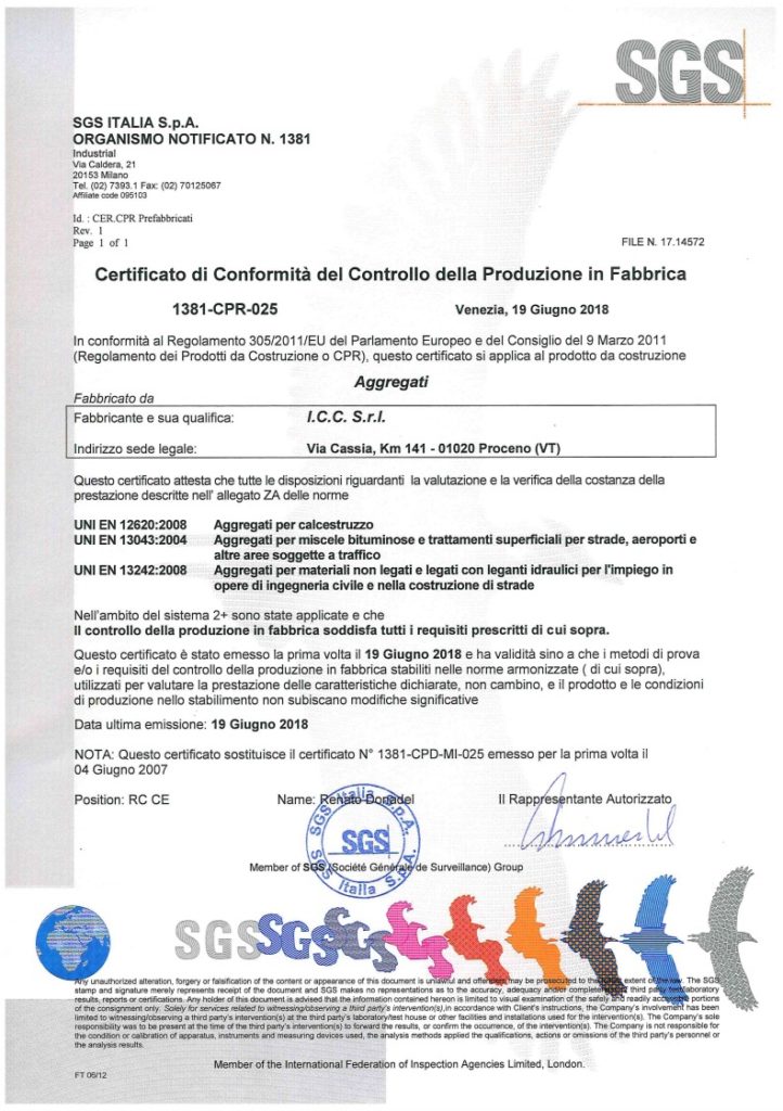 Certificazioni di qualità - ICC Srl Centeno - Viterbo Certificazioni di qualità - ICC Srl Centeno - Viterbo